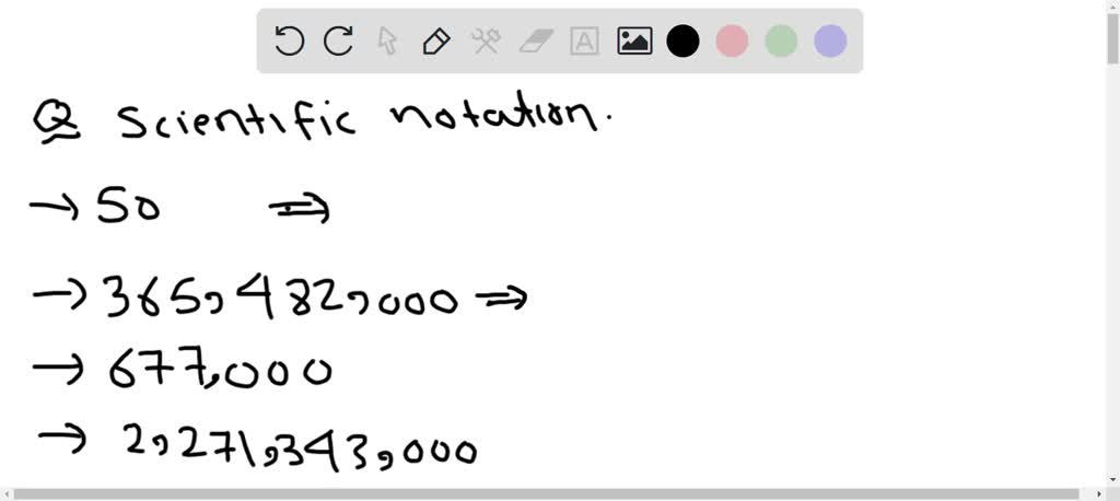 ⏩SOLVED:Write the boldfaced numbers in each problem in scientific… | Numerade