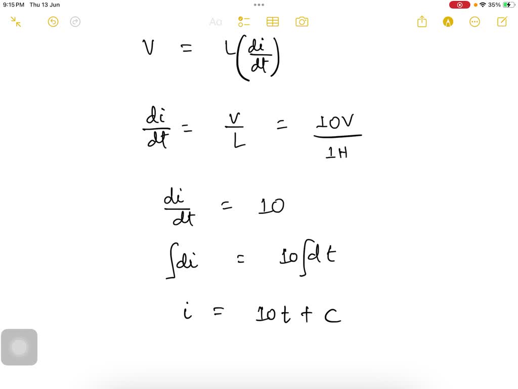 An electrical inductor has a defining equation that is the same as a ...