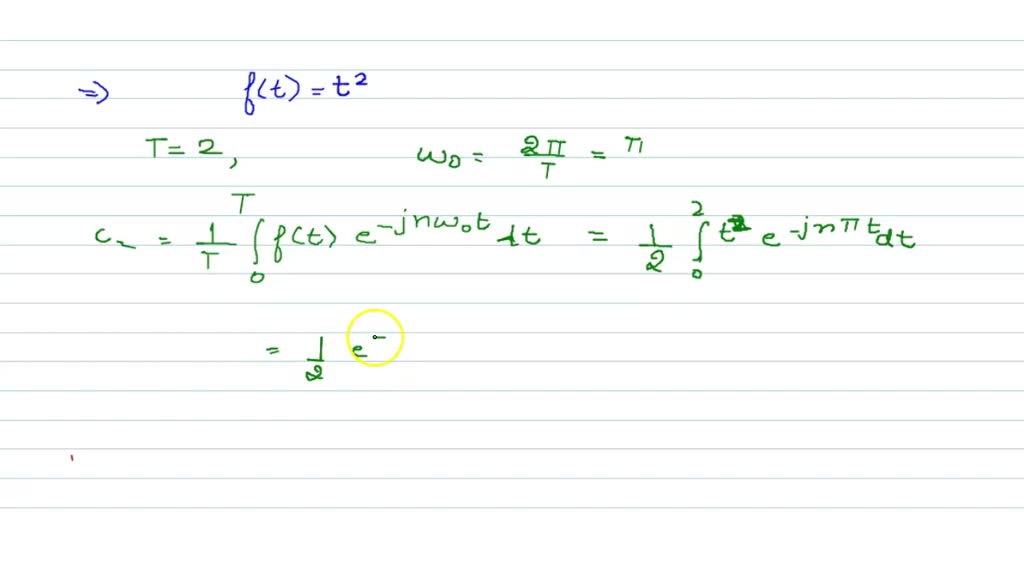 Find the trigonometric Fourier series of a periodic signal x(t) defined ...
