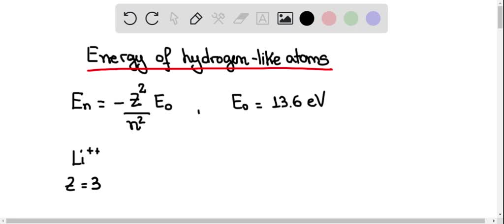 A singly ionized helium atom (He') has only one electron in orbit about ...