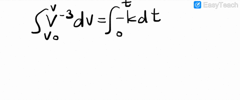 ⏩SOLVED:A particle is moving with a velocity of v0 when s=0 and t=0… | Numerade