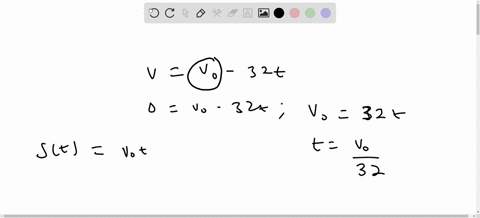 SOLVED:A ball is thrown vertically upward with velocity v0 . Find the ...
