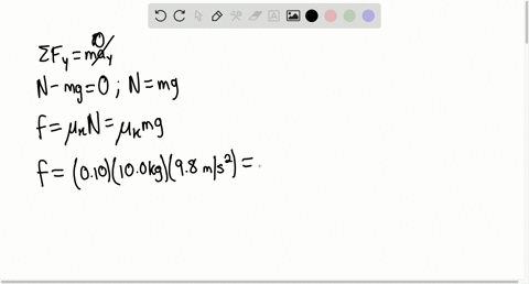 SOLVED:A 10.-kilogram rubber block is pulled horizontally at constant ...