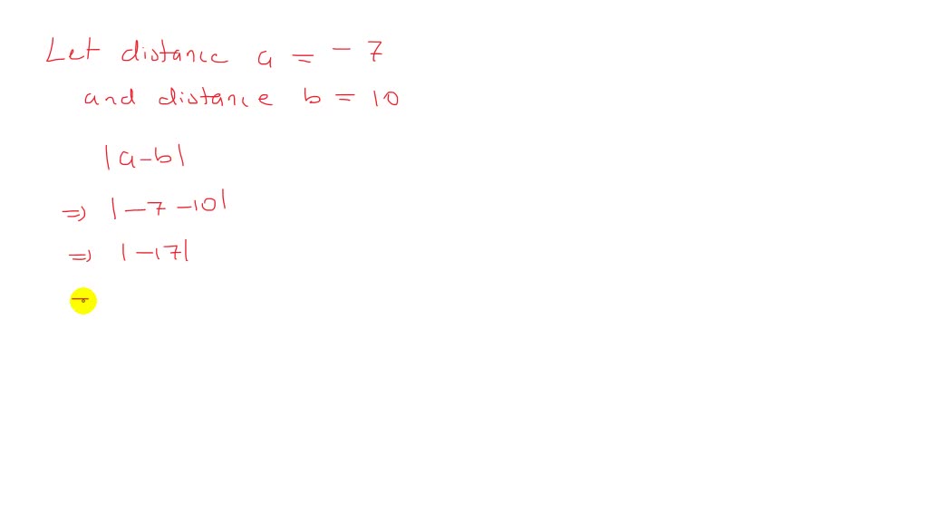 Solved Classify Each Of The Following Statements As Either True Or False The Distance Between A