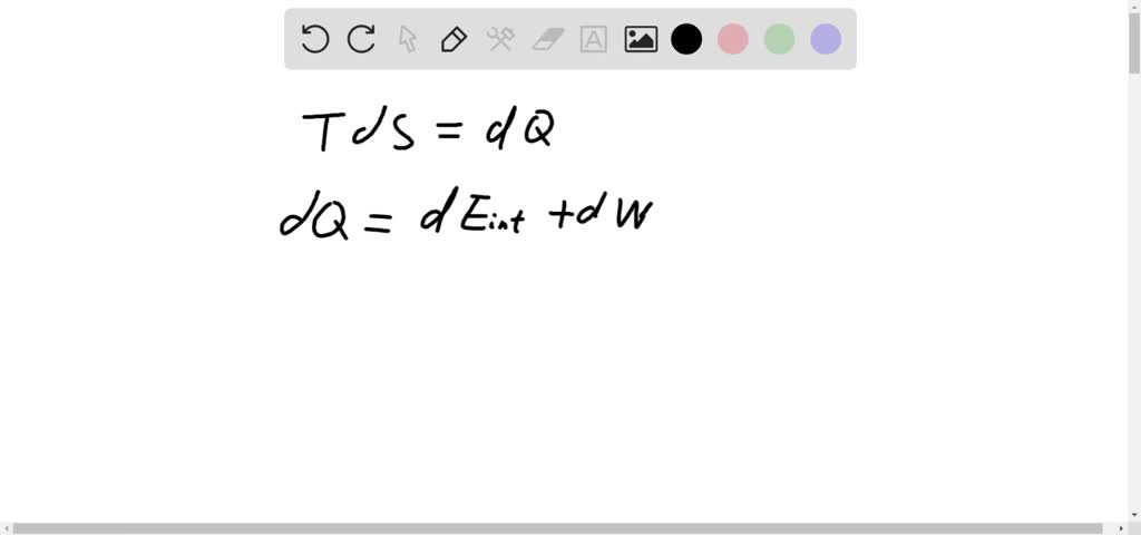 SOLVED:Consider a T-s diagram. Show that the constant specific volume ...