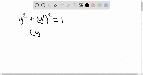 SOLVED: Find a function whose square plus the square of its derivative is 1 . | Numerade