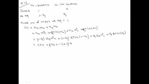 SOLVED:The mean molar Gibbs energy of a mixture of two enantiomorphs ...