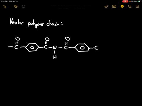 ⏩SOLVED:Kevlar is a copolymer used in bullet-proof vests. It is… | Numerade