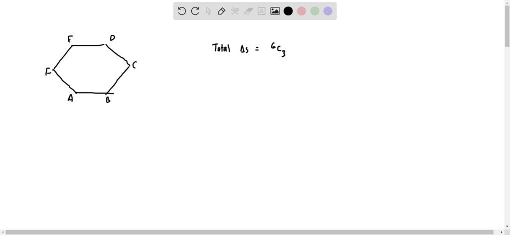 SOLVED:How many distinct equilateral triangles can be formed in a regular nonagon having at two ...