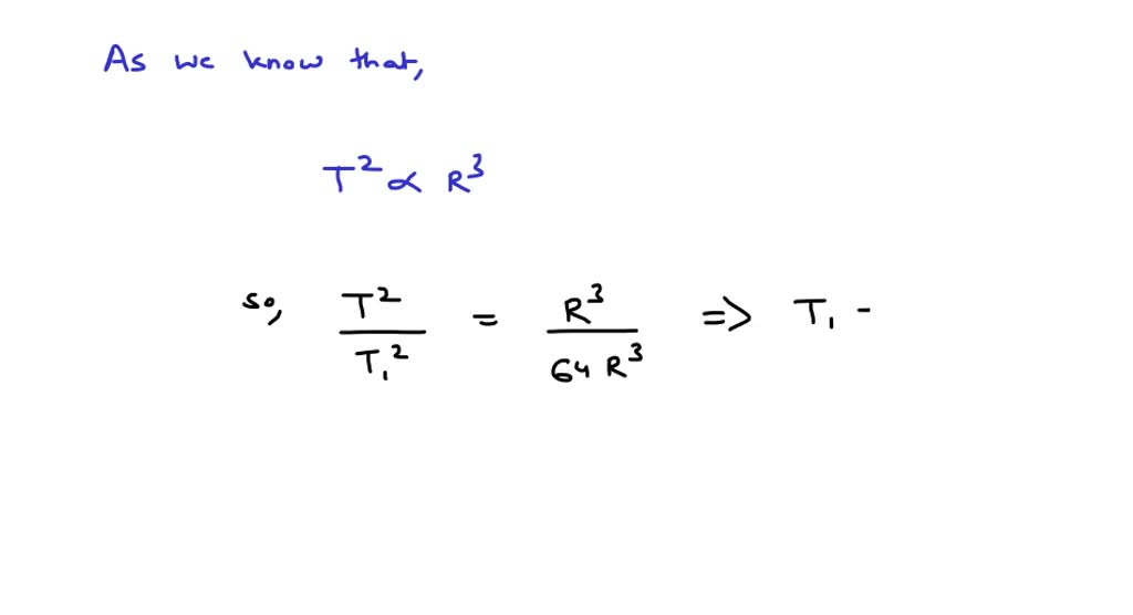 ⏩solved The Period Of A Satellite In A Circular Orbit Of Radius R Is