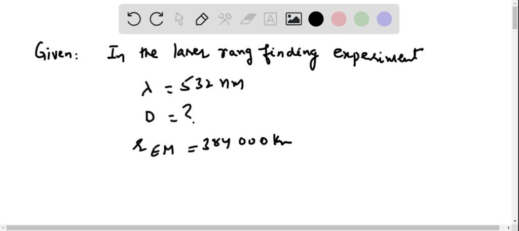 SOLVED:In the laser range-finding experiments of Example 17.14, the ...