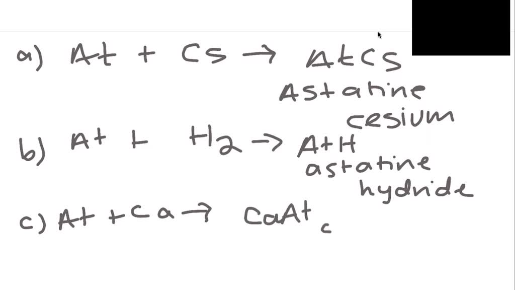SOLVED:Astatine is a radioactive metal; its longest-lived isotope has a ...