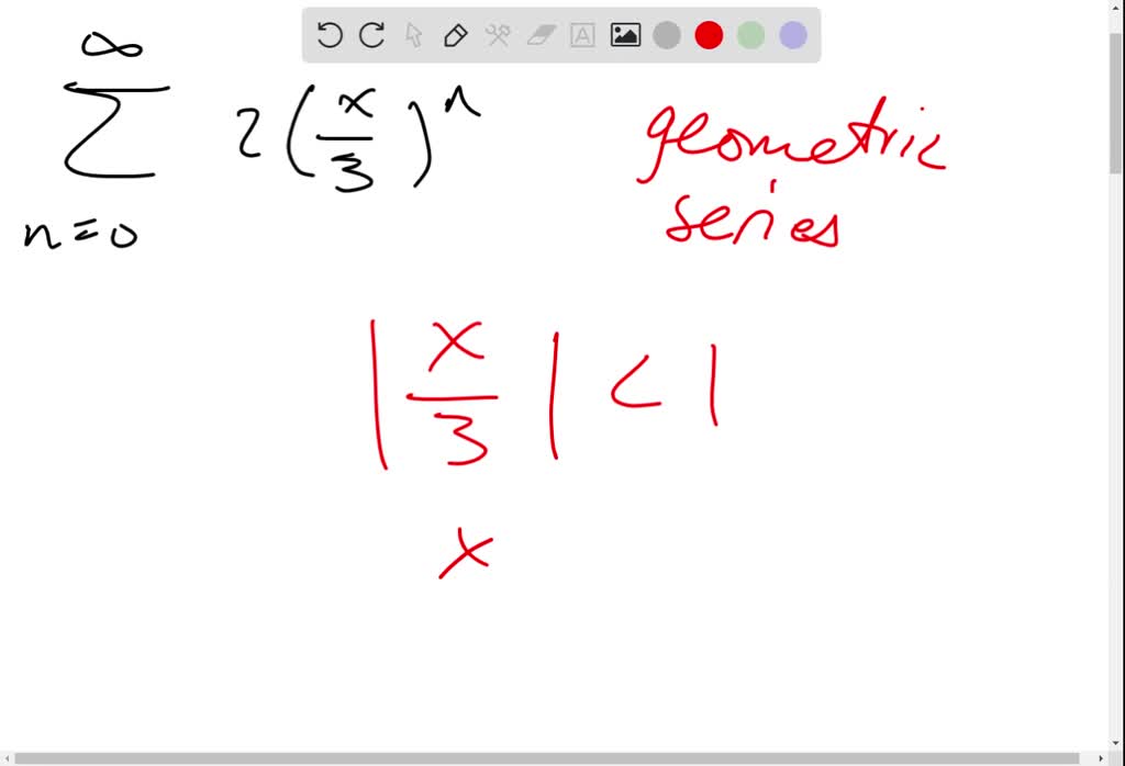 Find All The Values 0f X Such That The Given Series W SolvedLib