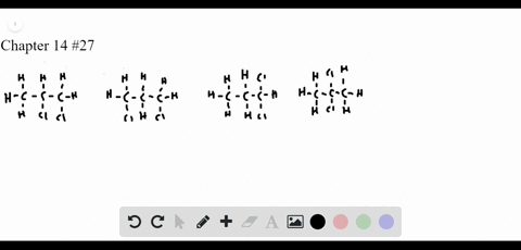 SOLVED: Draw all constitutional isomers of molecular formula C3H6Cl2. a ...