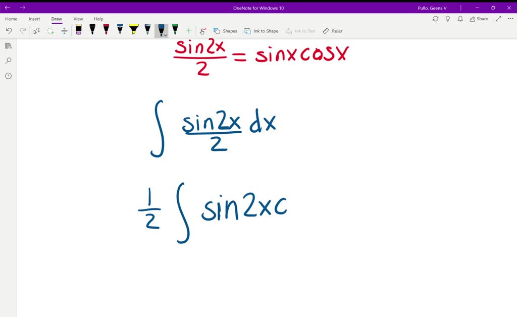 SOLVED:(a) Evaluate the integral ∫sinx cosx d x using the substitution ... SOLVED:(a) Evaluate the integral ∫sinx cosx d x using the substitution ...