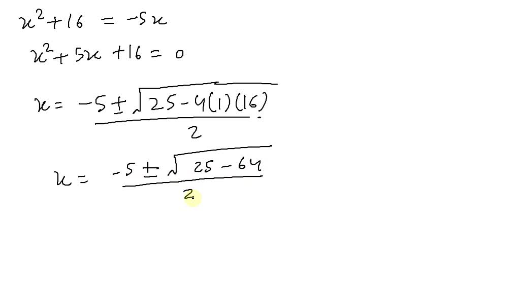 SOLVED Use The Quadratic Formula To Solve The Equation Use A Graphing