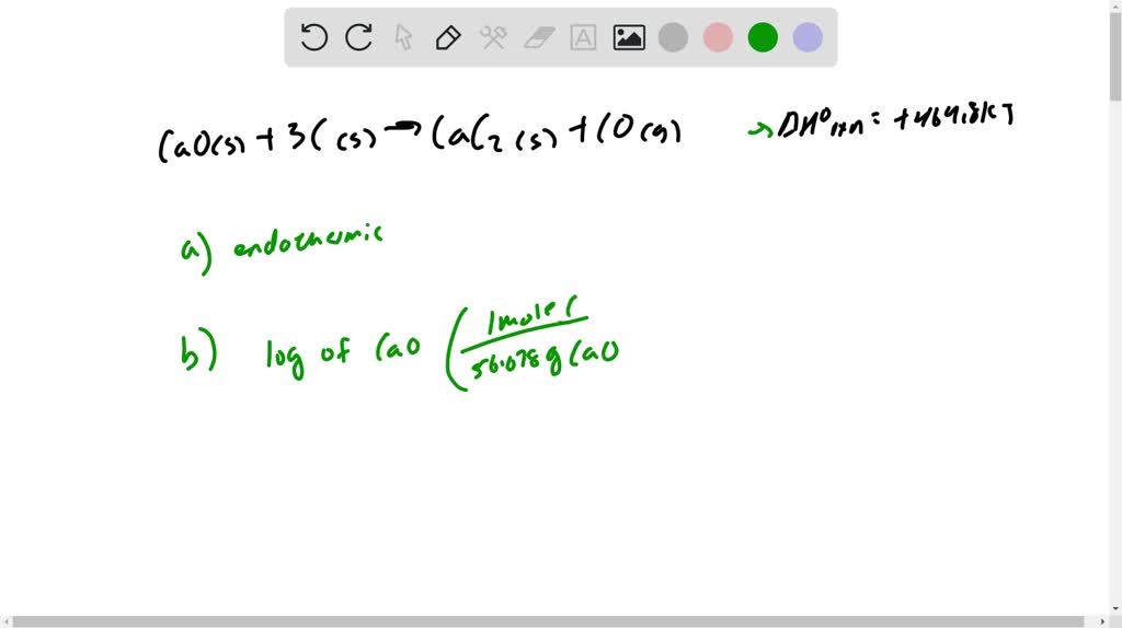 SOLVED: Calcium carbide, CaC2, is manufactured by the reaction of CaO ...