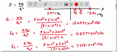 SOLVED:The drawing shows two situations in which charges are placed on ...
