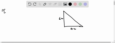 SOLVED:A vertical pole of length 6 m casts a shadow 4 m long on the ...