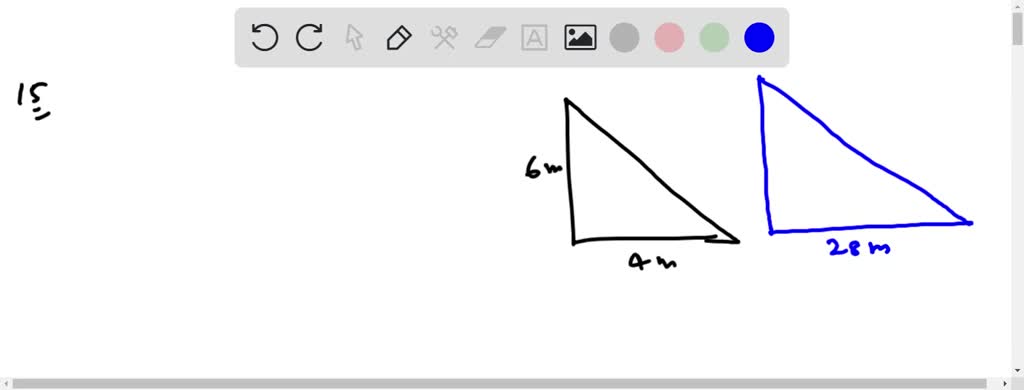 SOLVED:A vertical pole of length 6 m casts a shadow 4 m long on the ...