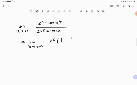SOLVED:Calculate the limits in Exercises 21-72 algebraically. If a limit does not exist, say why ...