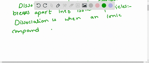 SOLVED:What is the difference between just dissolving versus dissolving ...