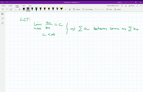 SOLVED:Use the limit comparison test to determine whether each the ...