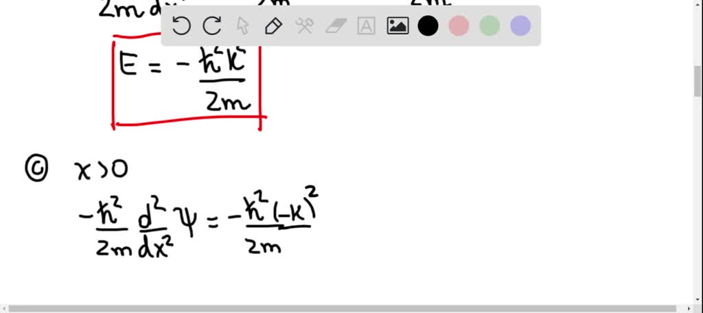 ⏩SOLVED:Consider a particle moving in one dimension under the… | Numerade