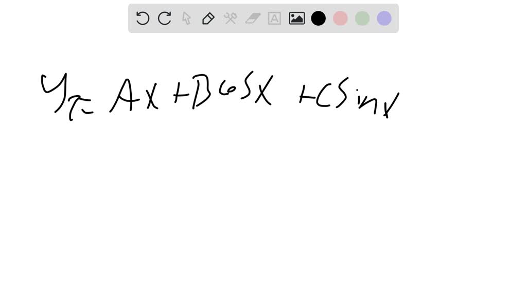 SOLVED:Solve the given differential equation by undetermined ...