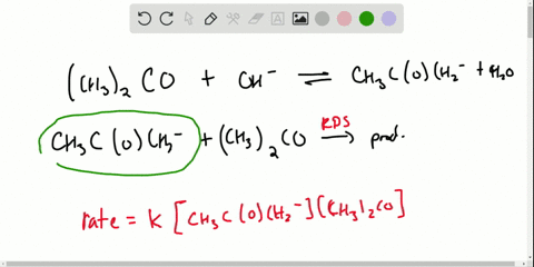 SOLVED:One proposed mechanism for the condensation of propanone, (CH3)2 ...