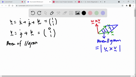 SOLVED:Find the area of the parallelogram that has the given vectors as adjacent sides. Use a ...