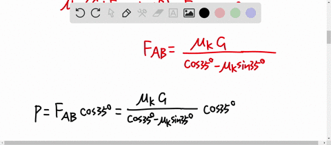 ⏩SOLVED:The 10 -kg block is attached to link A B and rests on a… | Numerade