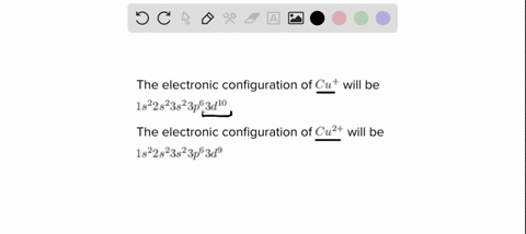 SOLVED:Copper(ll) complexes are coloured but copper(I) complexes are ...