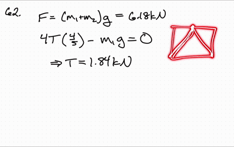 The uniform load has a mass of 600 kg and is lifted using a uniform 30 ...