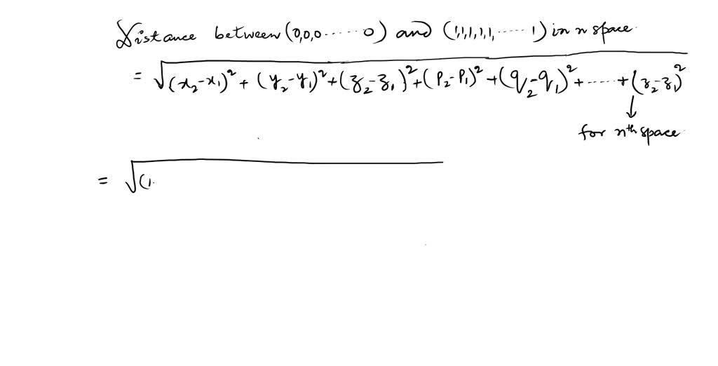 Calculate the distance between hyperplanes in a normed space. | Numerade