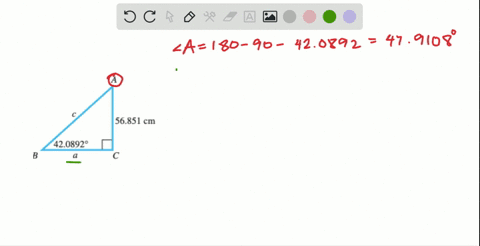 SOLVED:Solve each right triangle. When two sides are given, give angles ...