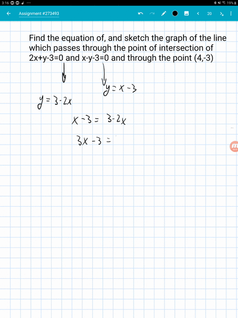 SOLVED:Find the equation of each of the lines with the given properties ...