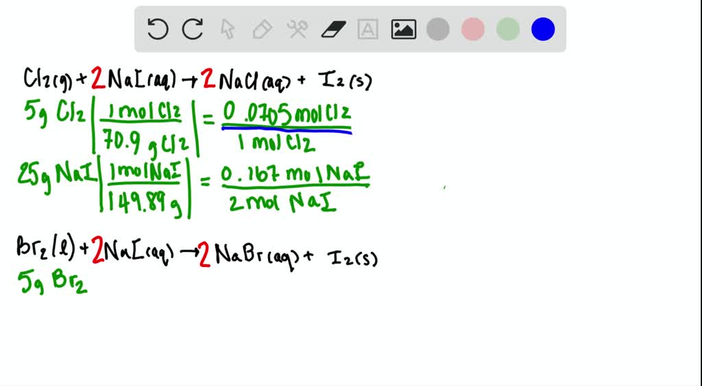 ⏩SOLVED:The more reactive halogen elements are able to replace the ...