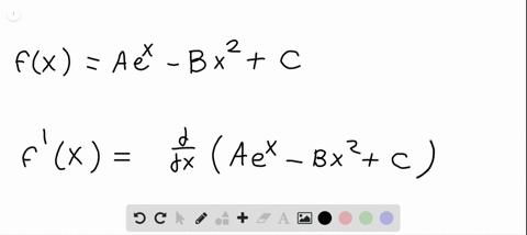 SOLVED:Differentiate the functions in Problems. Assume that A B, and C are constants. f(x)=A e^x ...