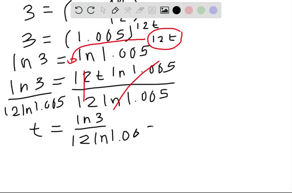 SOLVED a How Long Does It Take For An Investment To Triple In Value