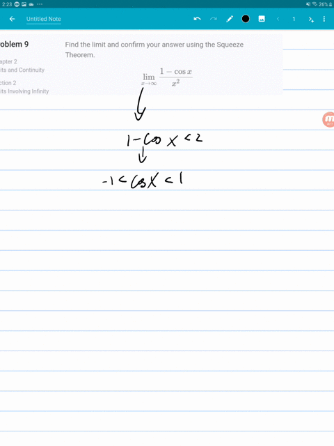 SOLVED:Find the limit and confirm your answer using the Squeeze Theorem ... SOLVED:Find the limit and confirm your answer using the Squeeze Theorem ...
