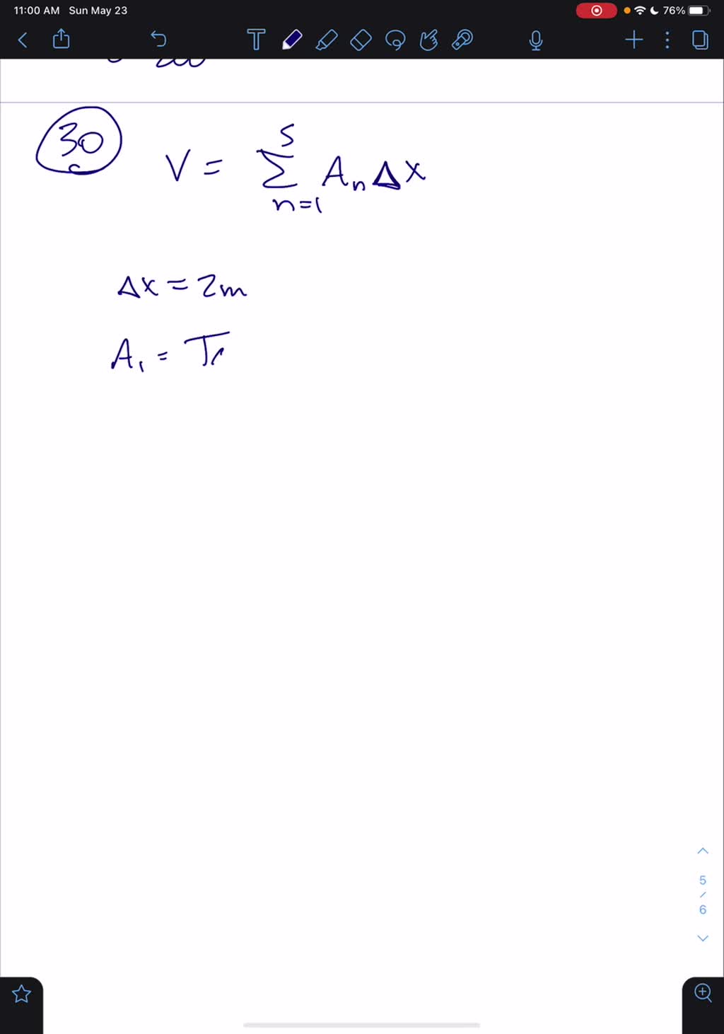 SOLVED:A log 10 m long is cut at 1 -meter intervals and its cross ...