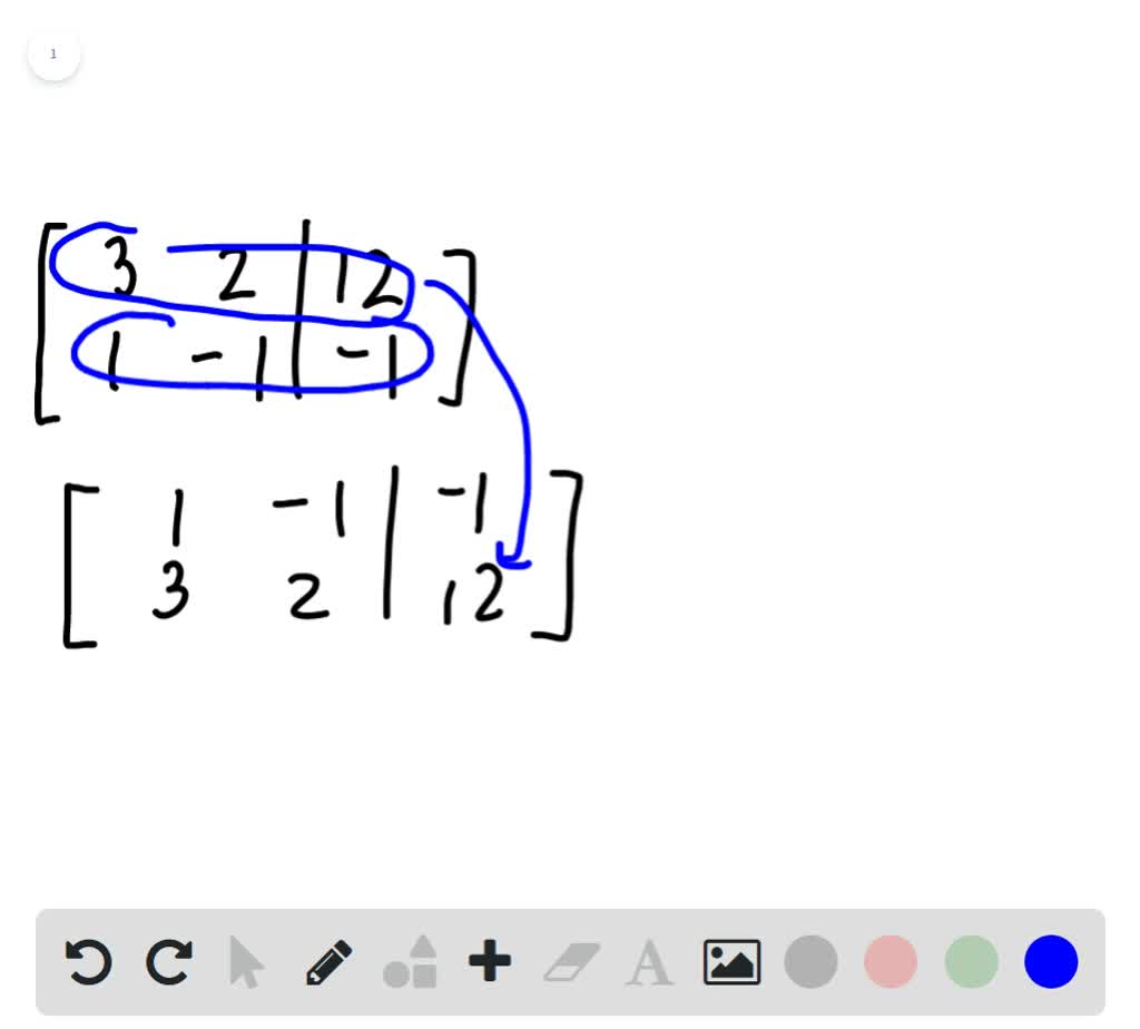 ⏩SOLVED:Determine the row operation that was used to convert each… | Numerade