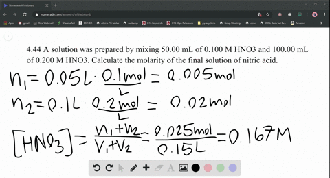 SOLVED:A solution is prepared by dissolving 10.8 g ammonium sulfate in enough water to make 100. ...
