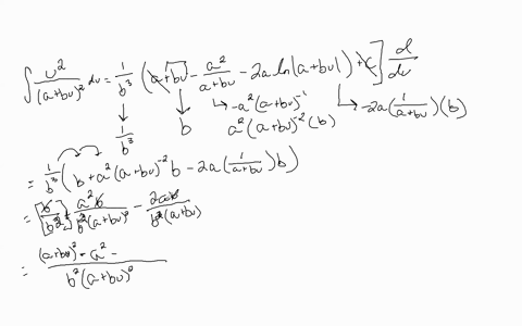 SOLVED:Verify Formula 53 in the Table of Integrals (a) by ...