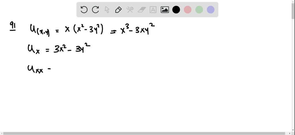 SOLVED: A classical equation of mathematics is Laplace's equation ...