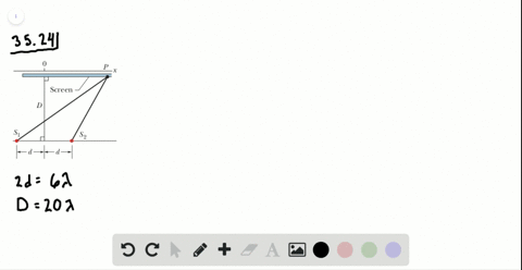 In Fig. 35-36, two isotropic point sources S1 and S2 emit light in ...