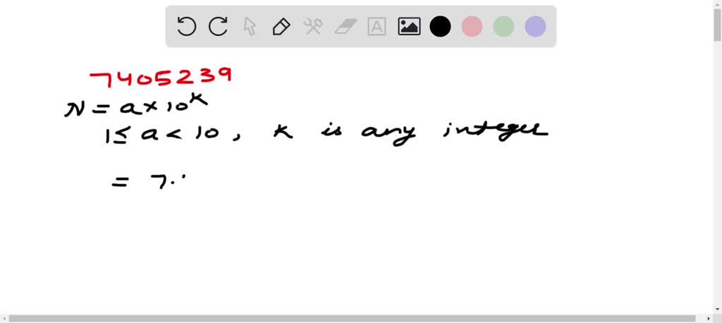 Write each number in scientific notation, rounding to three significant figures. 7405239 | Numerade