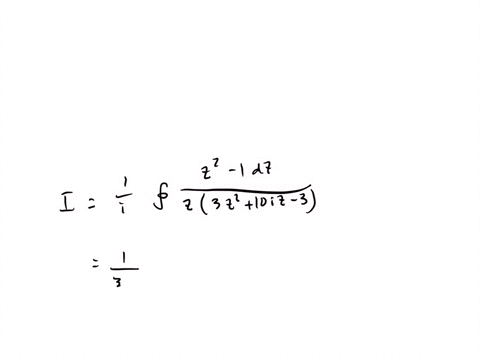 4. Calculate the following integral. Draw and label a...