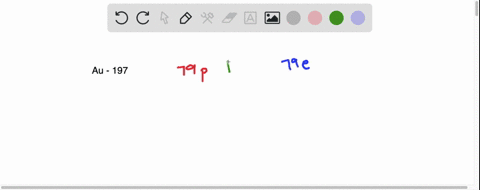 SOLVED:The most prevalent isotope of gold is Au- 197 .(4.5) a. How many ...
